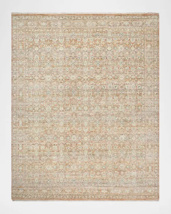 SURYA RUGS Zeenat Hand-knotted Rug, 9' X 12 - Rust