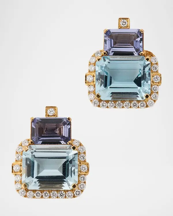 Goshwara Gossip 18k Yellow Gold Earrings - Mixed