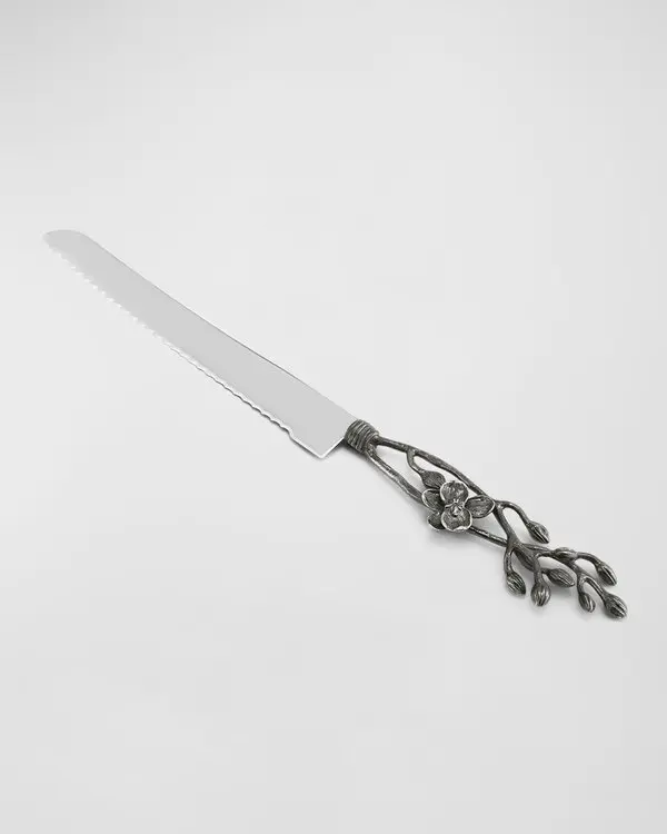 Michael Aram Black Orchid Bread Knife