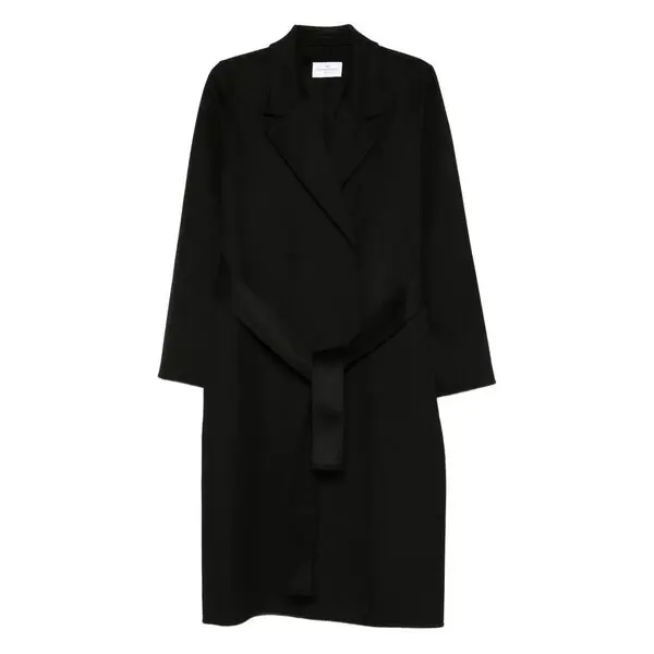THE DYNAMIS STUDIO Belted Coat With Notched Lapel