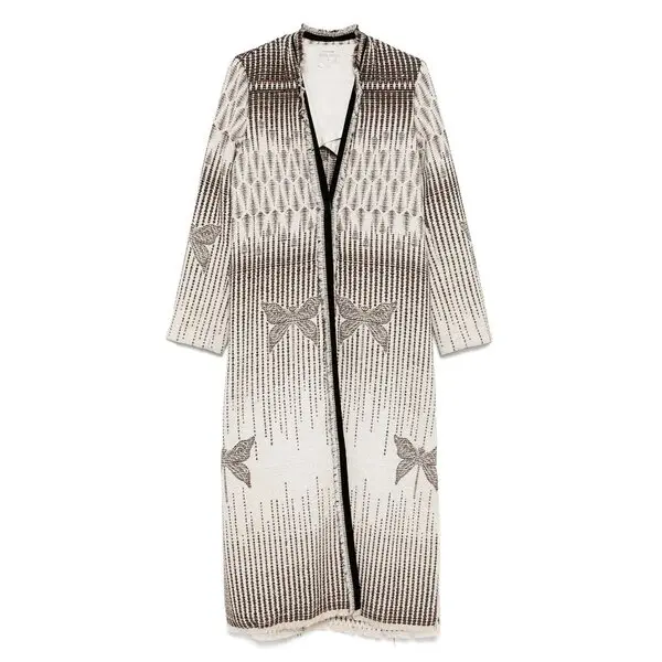 FORTE_FORTE Long Sleeve Coat - Multicolor