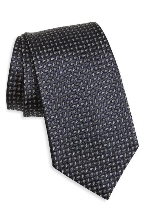Zegna Silk Jacquard Tie - Light Blue