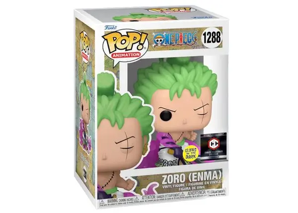 FUNKO Pop! Animation One Piece Zoro Gitd Chalice Collectibles Exclusive Figure #1288