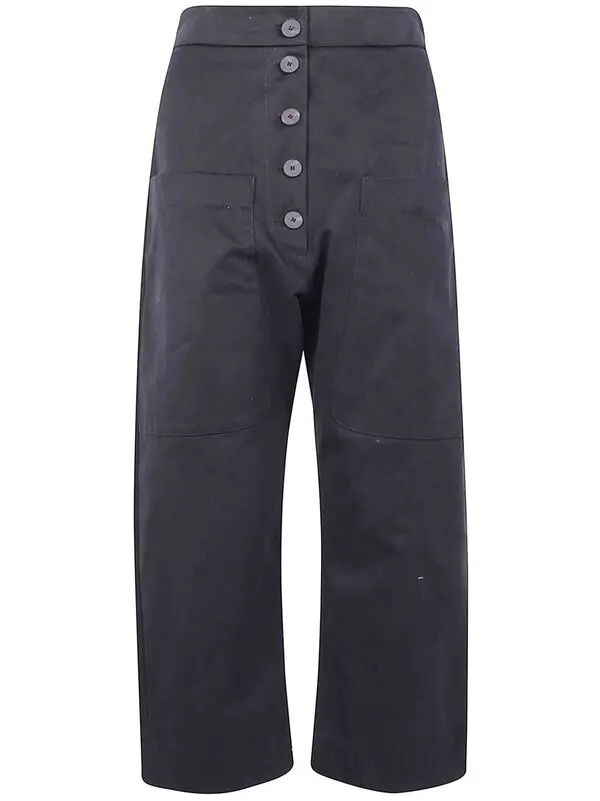 Studio Nicholson Rounded Drop Crotch Trousers