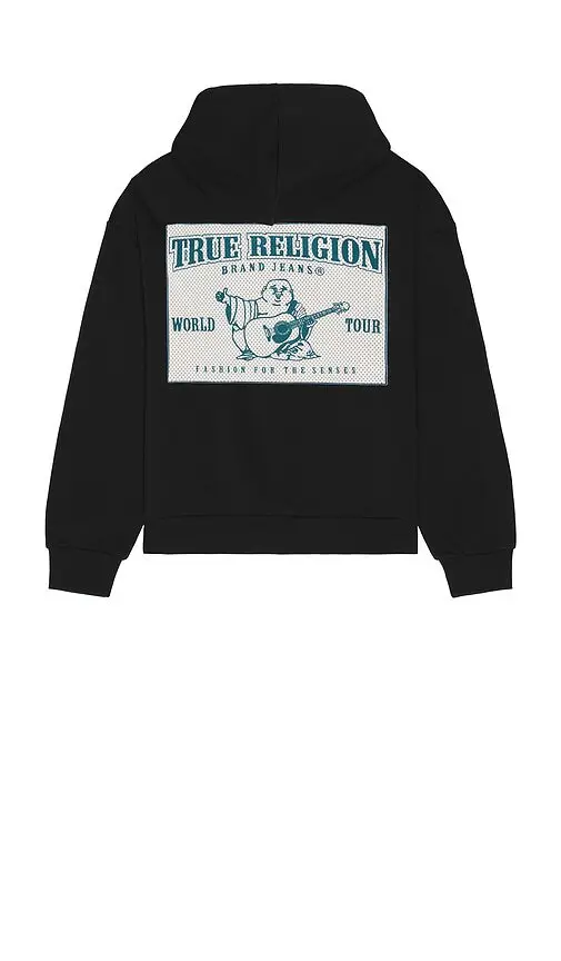 True Religion Mesh Pullover Hoodie