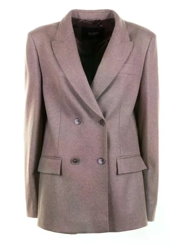 Seventy Double-breasted Wool Blazer