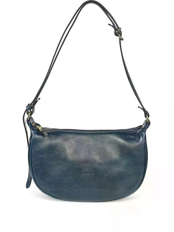 Il Bisonte Leather Shoulder Bag - Blue