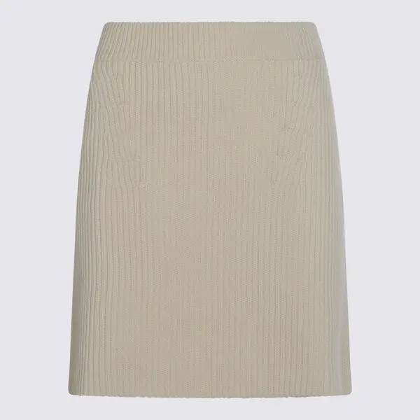 JIL SANDER Wool Mini Skirt