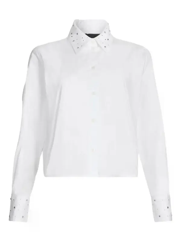 Liu Jo Rhinestone Embellished Shirt