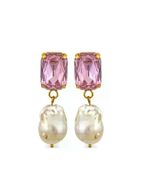 Mayol Rectangle-embellishment Earrings