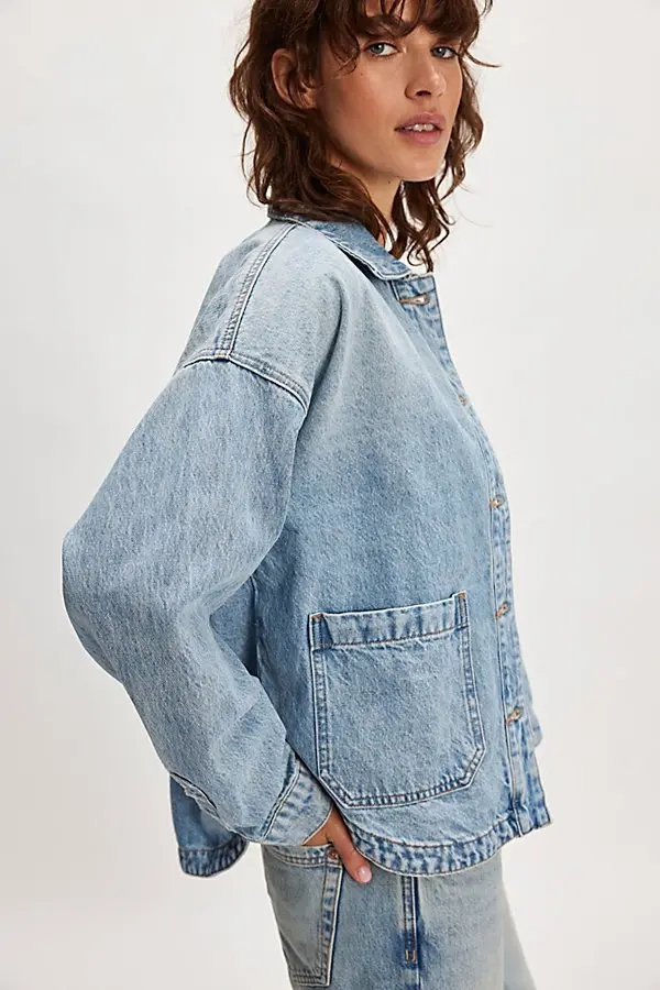 Blanknyc Together Again Denim Shacket