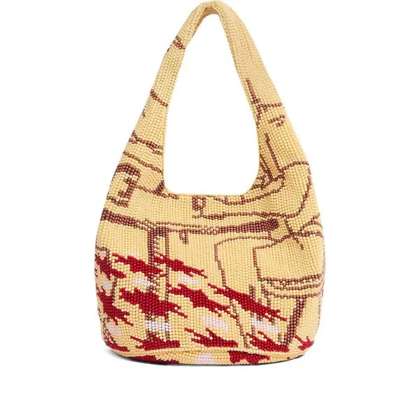 JW Anderson Beaded Cotton Shoulder Bag