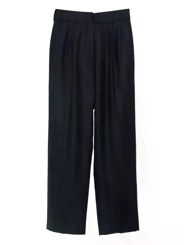 BLAZÉ MILANO Pleated Wool Trousers