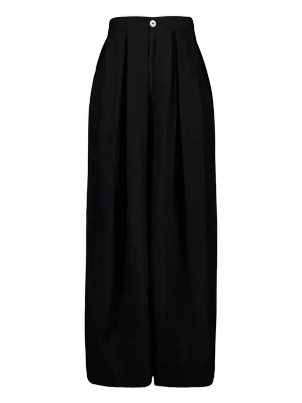 MARRAKSHI LIFE Pleated-front Cotton Trousers