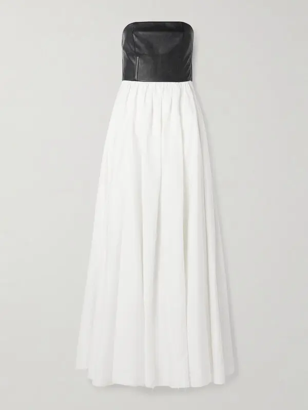 Gabriela Hearst Lehti Strapless Maxi Dress - Black