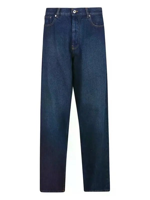 Off-White Five-pocket Jeans With Back Patch