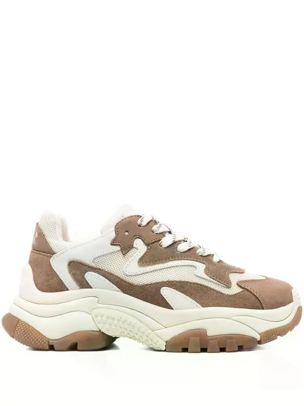 Ash Addict Panelled Chunky Sneakers - Brown