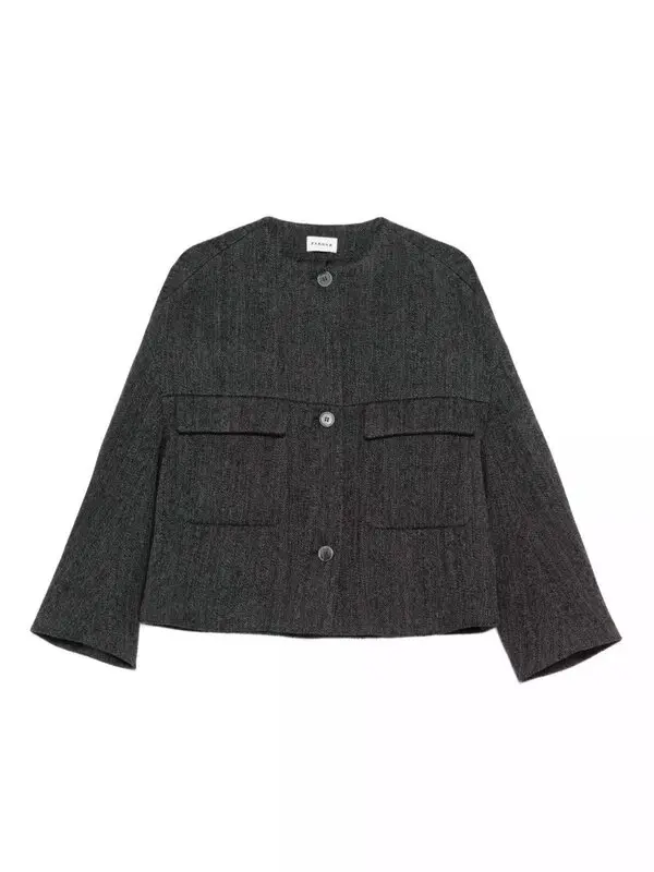 P.a.r.o.s.h Button-fastening Patch-pocket Jacket