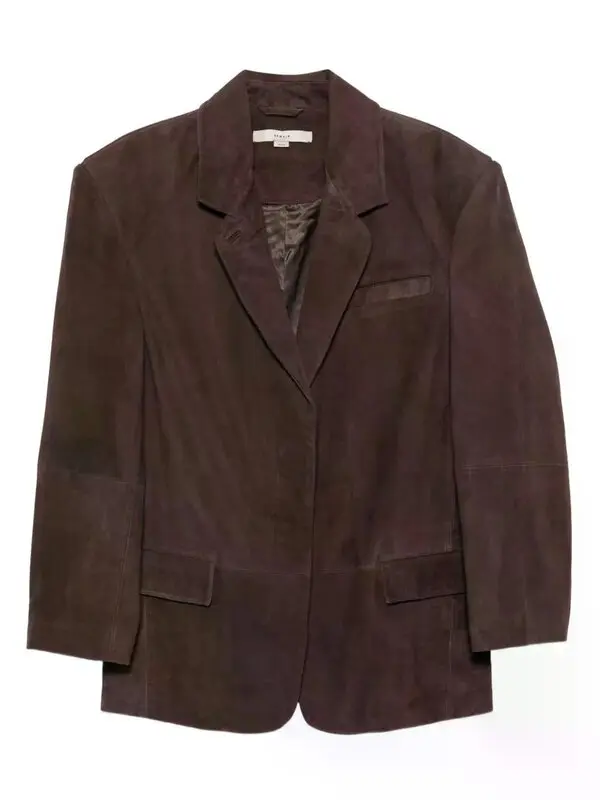 Remain Birger Christensen Suede Single-breasted Blazer