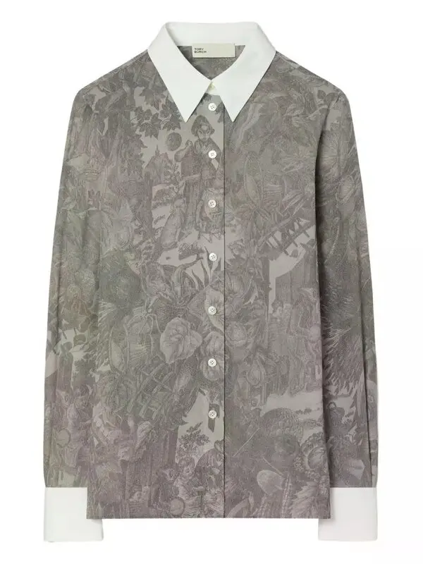 Tory Burch Printed Viscose Shirt