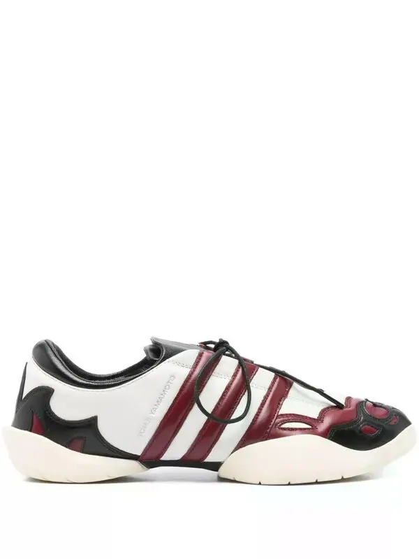 Y3 Regu 2002 Leather Sneakers - White