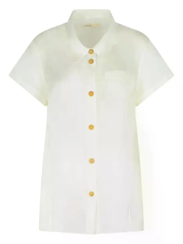 Khaite Keefe Pointed-collar Shirt
