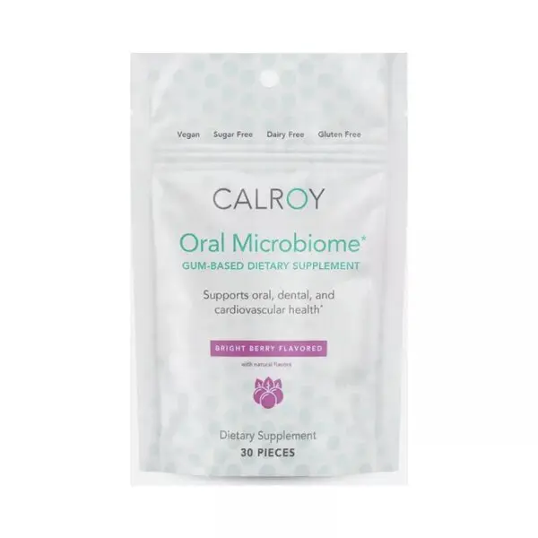 CALROY HEALTH SCIENCES Oral Microbiome Gum-based Dietary Supplement 30 Count