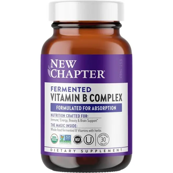 NEW CHAPTER Fermented Vitamin B Complex 30 Tablets