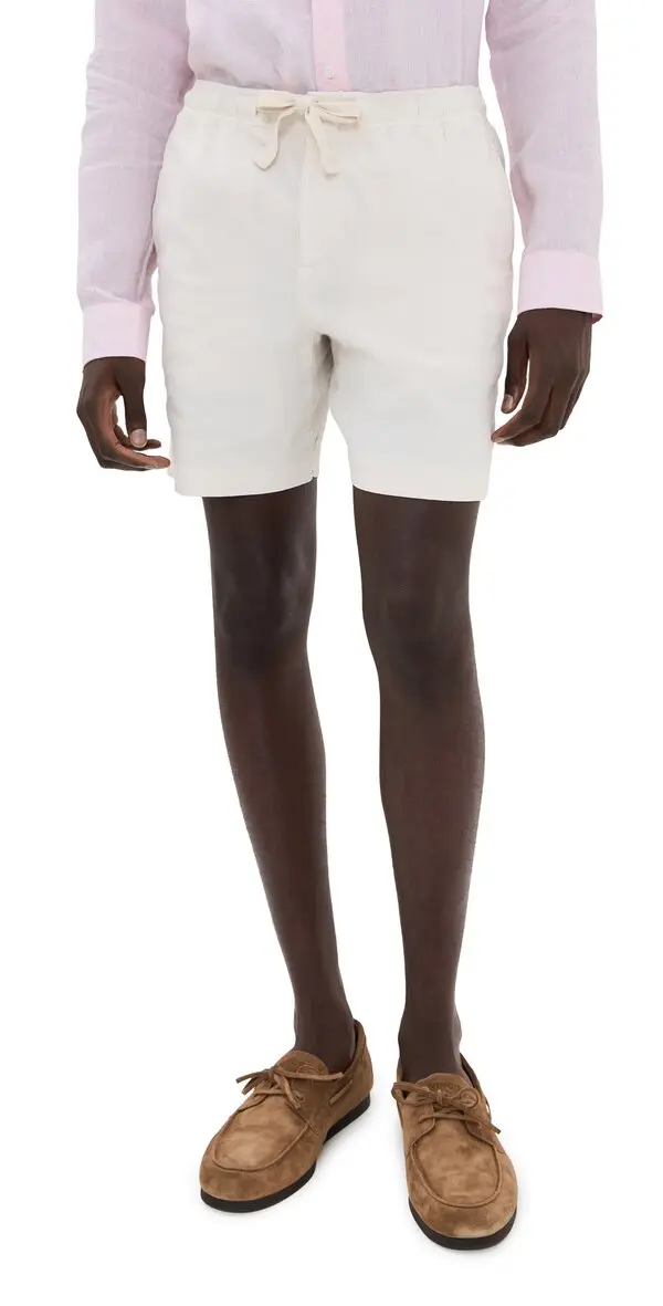 Orlebar Brown Garment Dyed Shorts - Latte