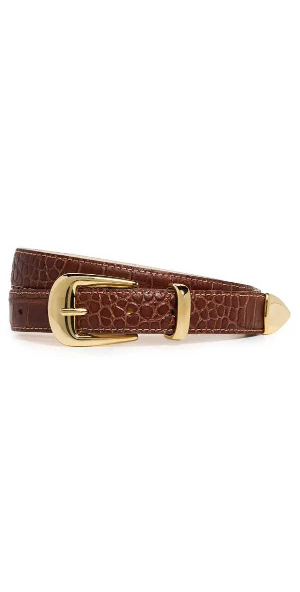 AUREUM No.16 Leather Belt - Umber