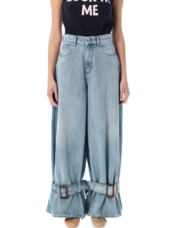 JW Anderson Wide Leg Jeans - Blue