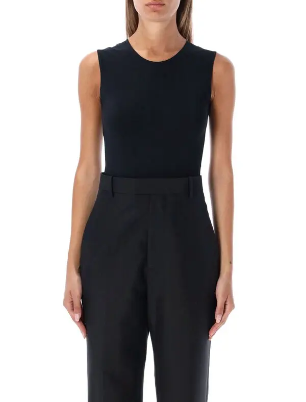 MAISON MARGIELA Viscose Bodysuit - Black