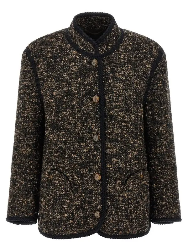 BLAZÉ MILANO Katara Curly Bouclé Blazer