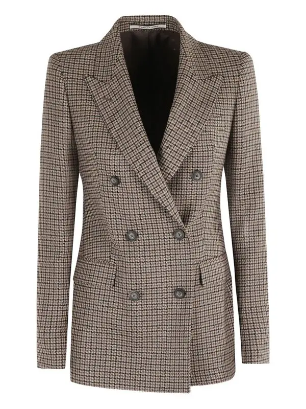 Tagliatore Wool Double-breasted Jacket - Brown