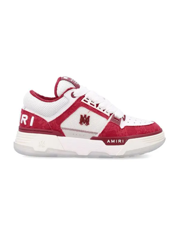 Amiri Ma-1 Ma Quad Sneakers - White Deep Red