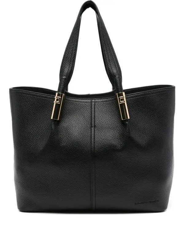 Elisabetta Franchi Shopper Tote - Black