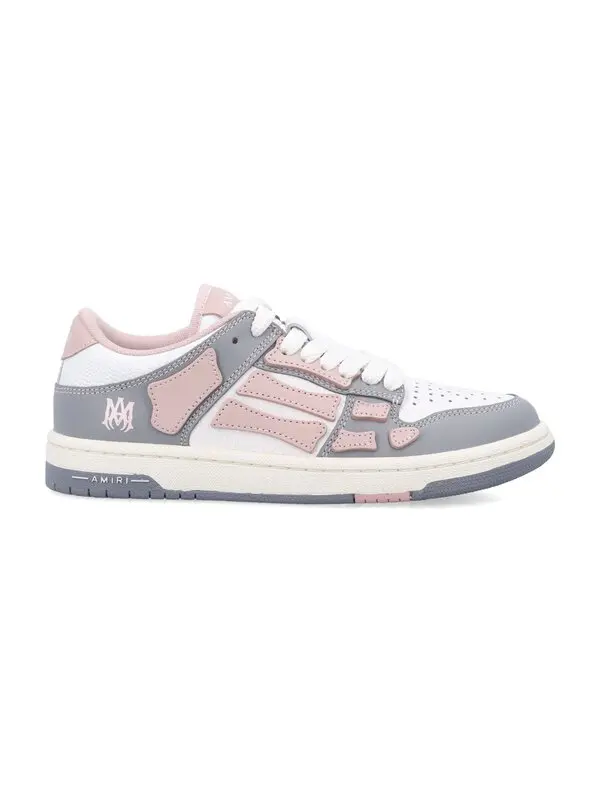 Amiri Varsity Skel Top Low Sneakers - Pale Peach