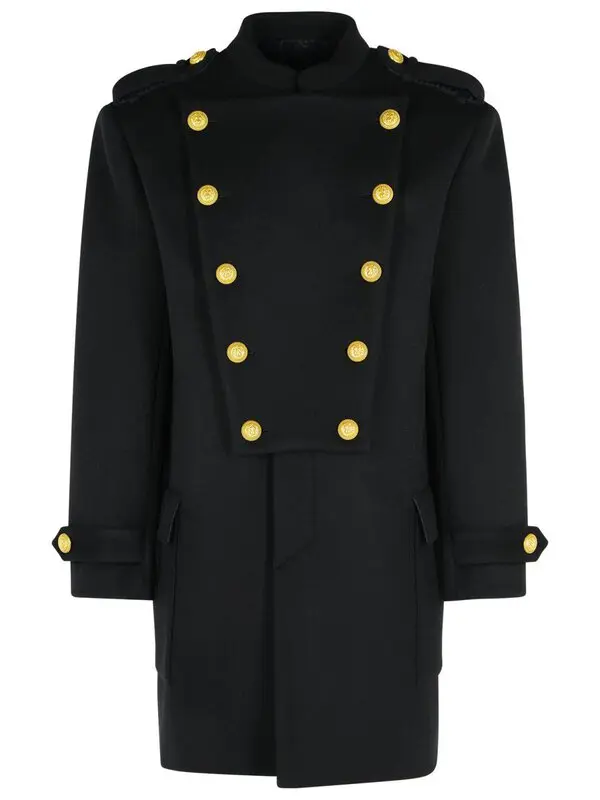 Balmain Wool And Cashmere Coat