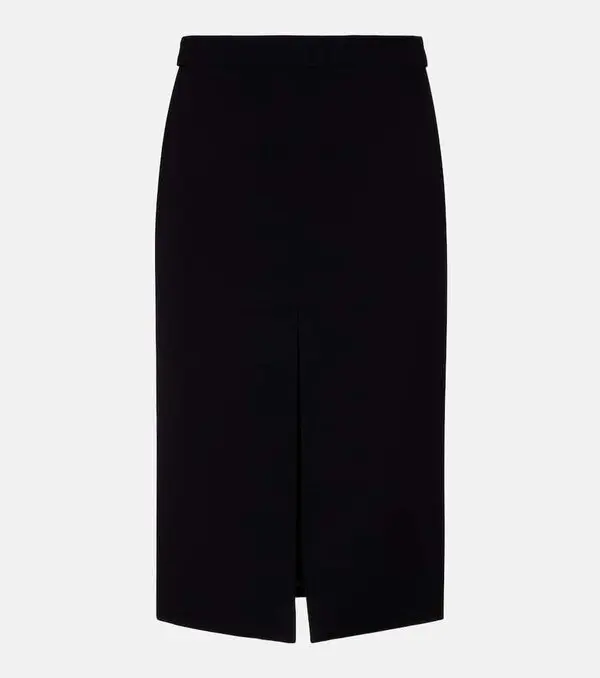Dolce & Gabbana High-rise Wool Midi Skirt