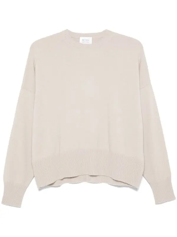 BE YOU Cashmere Crewneck Sweater