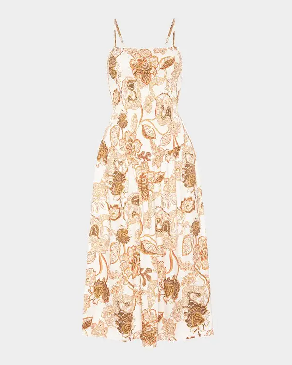 Misa Roxie Drop-waist Midi Dress