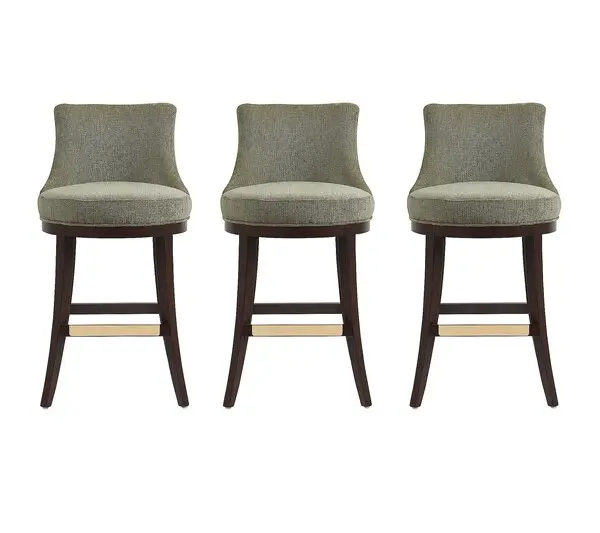 MANHATTAN Comfort Lucia Barstool Set Of 3
