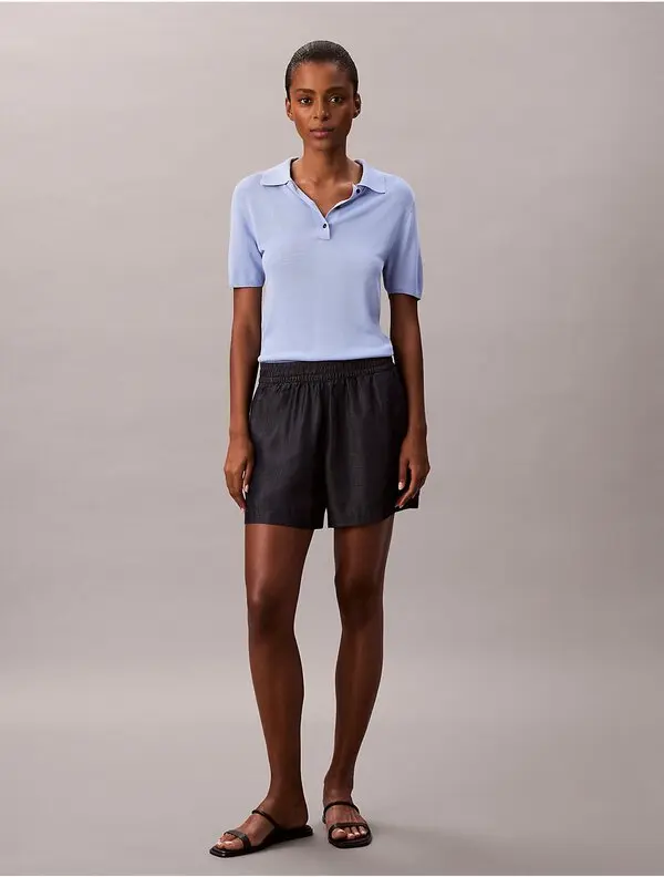 Calvin Klein Denim Pull-on Shorts