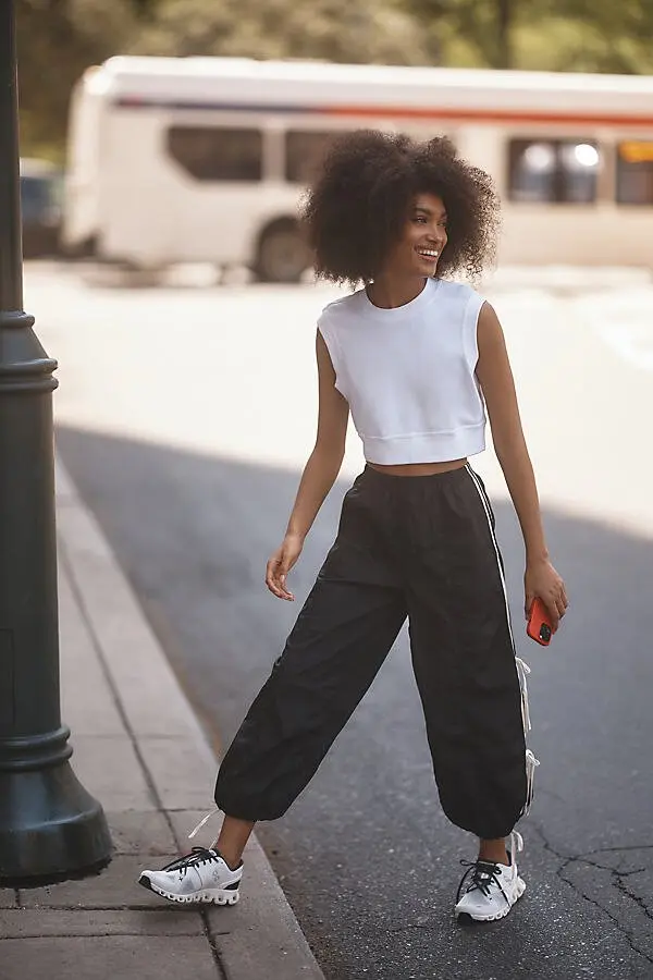 DAILY PRACTICE BY ANTHROPOLOGIE Daily Practice Bowline Parachute Pants
