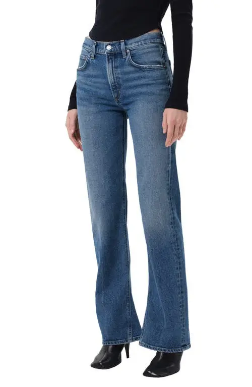 AGOLDE Kick Bootcut Jeans - Curve Md Worn Ind