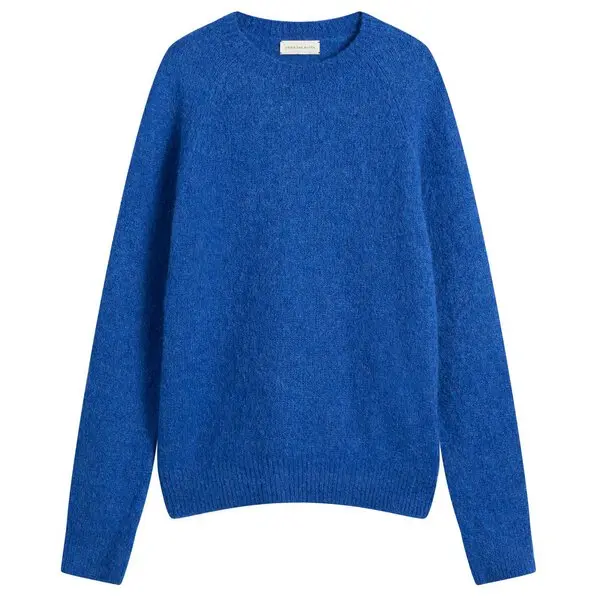 Dries Van Noten Alpaca Wool Jumper - Blue