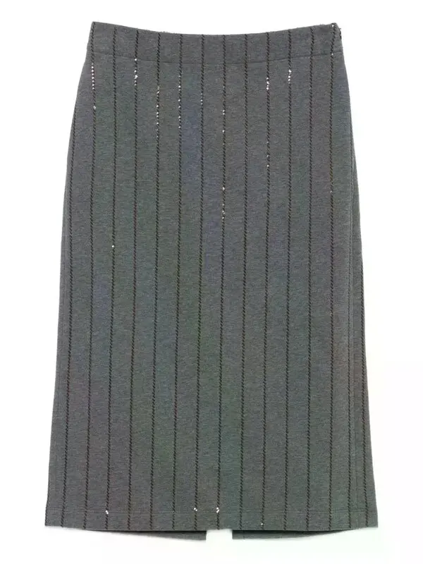 Brunello Cucinelli Embellished Pencil Skirt