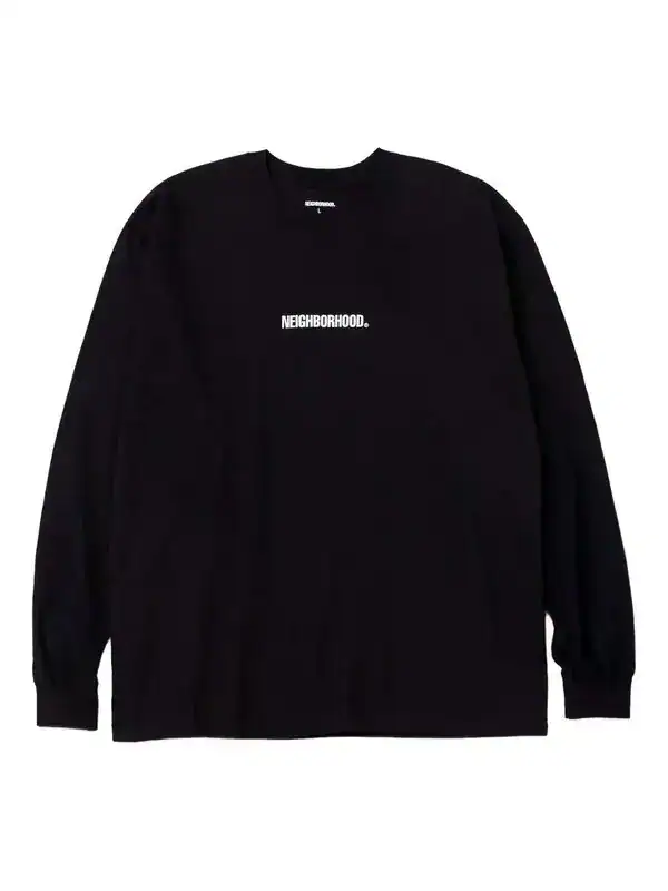 Neighborhood Ls-12 Long Sleeve T-Shirt - Black | Editorialist