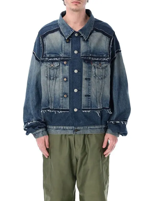 Junya Watanabe Cotton Denim Jacket - Blue