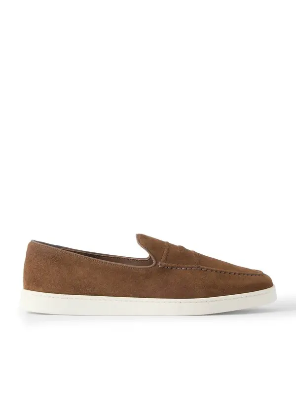 Church's Peebles Suede Loafers - Brown